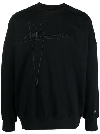 Champion pull à logo imprimé - Noir