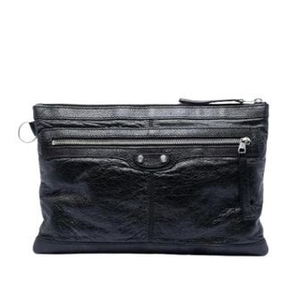 Balenciaga Pre-owned Leder Clutch - - Pre-owned - Damen - Schwarzk - ONE SIZE