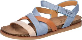 Mustang Jeans Mustang Damen 1518-803 Sandale, blau, 36 EU