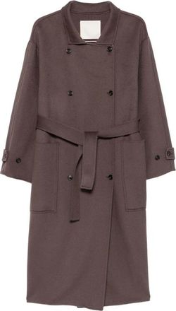 Eleh Double-breasted Belted Coat