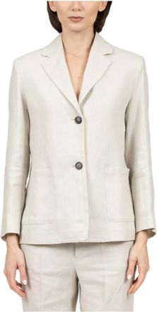 Max Mara Femme, Vestes, Beige, Taille: 46 FR Blazers