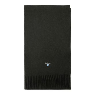 Barbour Plain Lambswool Scarf - - Accessories - unisex - Gr&uuml;n - ONE SIZE
