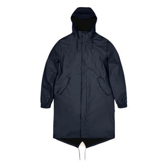 Rains Fishtail Parka - - Jackets - Damen - Blau - XS/S