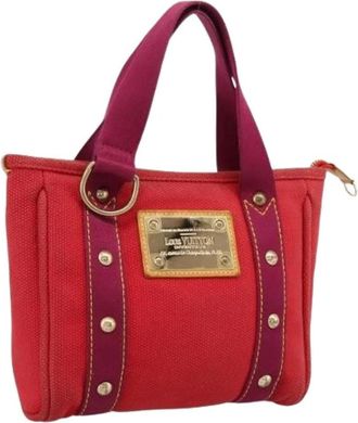 Louis Vuitton Sac cabas vintage doccasion - Femme - Pre-owned - Rouge - Taille: ONE Size