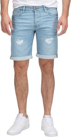 Rock Creek Rock Creek Short en jean stretch H-415 pour homme, bleu clair, 40W