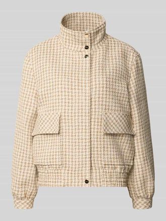 Marc Cain Jacke im Allover-Look mit Pattentaschen