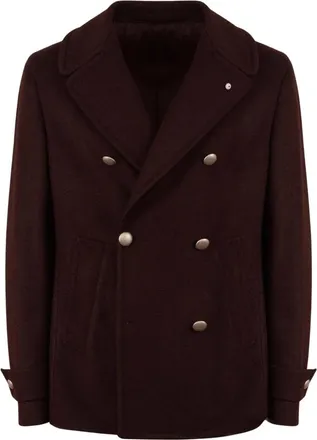 L.B.M. 1911 L.b.m. 1911, Homme, Vestes, Rouge, Taille: 3XL Blazer
