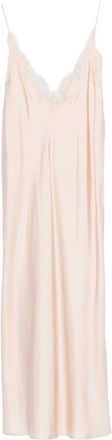 R&oacute;he Femme, V&ecirc;tements de nuit et de d&eacute;tente, Rose, Taille: 38 FR V-neck Silk Nightgown