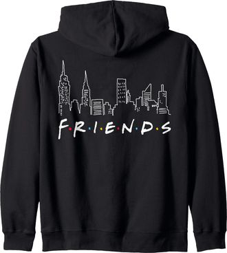 Friends TV-Show Skyline Logo NYC Fansitcom Nerd im Vintage-Stil der 90er Kapuzenjacke