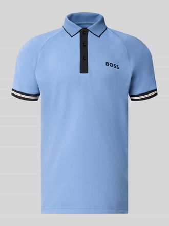 HUGO BOSS Regular Fit Poloshirts mit Kontrastdetails