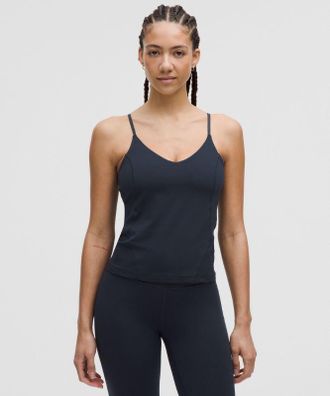 lululemon D&eacute;bardeur Align longueur taille Maintien l&eacute;ger, bonnets C/D pour Femmes - Bleu - Taille 10