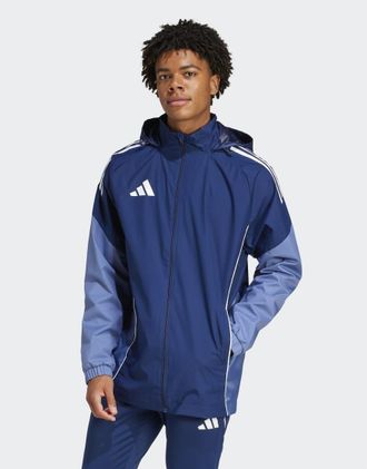 adidas adidas Performance - Tiro 25 - Veste de sport tous temps - Bleu marine &eacute;quipe 2/bleu &eacute;quipage