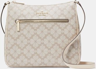 Kate Spade New York Kate Spade Signature Spade Flower Swingpack-Umh&auml;ngetasche, Gro&szlig; f&uuml;r Frauen in Dunkles Beige Mehrfarbig | PVC