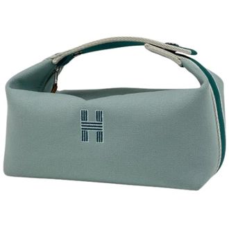 Herm&egrave;s Pre-owned Vintage Canvas Mini Bag - - Pre-owned - Damen - Blau - ONE SIZE