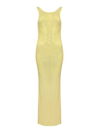Twentyfourhaitch Maxi Robe - Jaune
