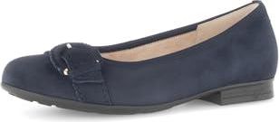 Gabor Ballerines classiques pour femme, Bleu fonc&eacute; 46, 35 EU