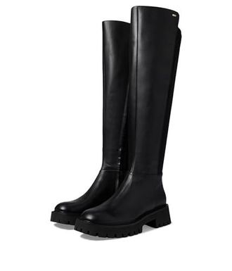 Michael Kors Bottes Asher pour femme, noir, 38.5 EU