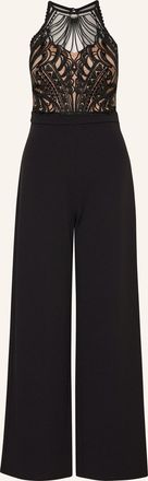 Lipsy Jumpsuit Mit Spitze schwarz