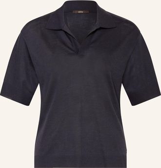 Windsor Windsor. Strick-Poloshirt blau
