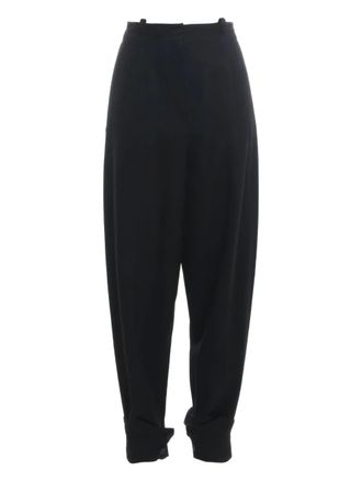 Gianfranco Ferre pantalon en laine (années 1980) - Noir