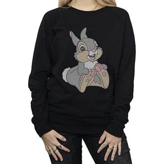 Disney Classic Sweatshirt f&uuml;r Damen (Schwarz)
