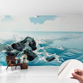 Tulup Carta Da Parati Autoadesiva - Fotomurale - Decorazione Parete - Stile Elegante - Decorazione Casa - Scena Marina 416x254 Cm