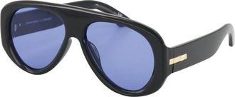 Le Specs unisex, Accessoires, Noir, Taille: 57 MM Dream Boat Lunettes de soleil aviateur oversize