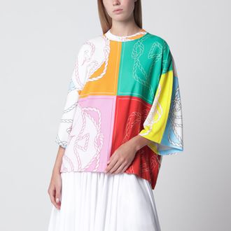 Jacquemus Mehrfarbiges Hippocampe-T-Shirt