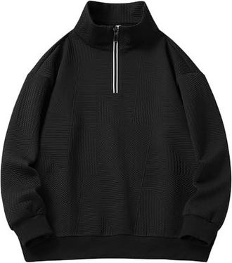 Generic Sweat-shirt de Noël pour homme 2024 - Pull dautomne à manches longues pour homme - Sweat-shirt imprimé - Sweat-shirt dextérieur - Pull tricoté pour fe