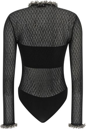 Self Portrait Bodysuit - Black