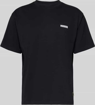 Woodbird T-Shirt mit Label-Print Modell Baine