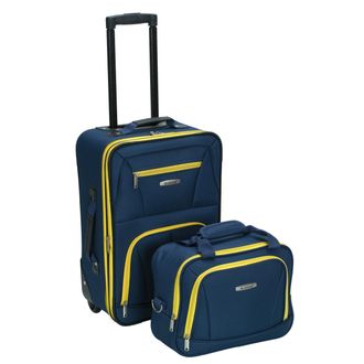 Rockland Modisches Softside-Gep&auml;ck-Set, navy, Einheitsgr&ouml;&szlig;e, Modisches Softside-Gep&auml;ck-Set