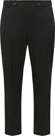 Kaffe Curve Femme, Pantalons, Noir, Taille: 52 FR KCmerla Button Pants