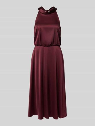 Vera Mont Cocktailkleid mit Schn&uuml;rung und Rei&szlig;verschluss