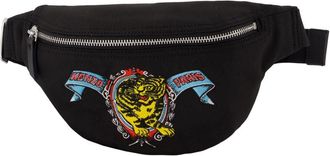 Kenzo Tiger-Embroidered Belt Bag - Black