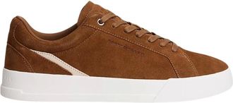 Tommy Hilfiger Homme, Chaussures, Brun, Taille: 45 EU Suede Baskets