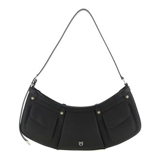 Pinko Pinko, Femme, Sacs, Noir, Taille: ONE Size Pocket Body Large Sac Bandouli&egrave;re