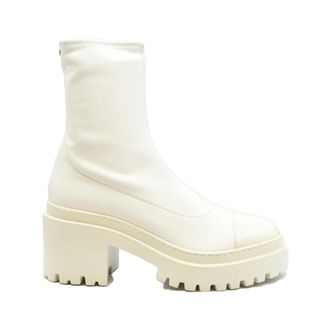 Giuseppe Zanotti Stylische Lederstiefel - - Shoes - Damen - Wei&szlig; - 39 EU