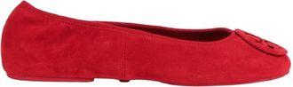 Tory Burch Femme, Chaussures, Rouge, Taille: 36 EU Ballerina da viaggio Reva
