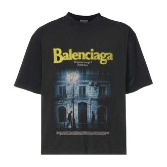 Balenciaga T-Shirts - - Tops - Herren - Schwarzk - M