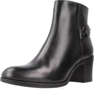 Geox Femme D New Asheel Bottines à la Cheville, Noir, 37 EU