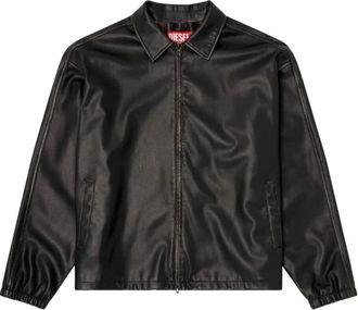 Diesel Herren, Jacken, Schwarzk, XLGröße