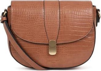 Pellet Sac porté Travers - Compatible téléphone Portable - pour Femme - Collection Apolline - Caramel