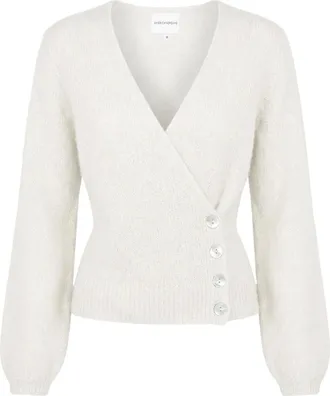 Americandreams Americandreams, Femme, Pulls, Blanc, Taille: 42 FR Mariya Wrap Cardigan