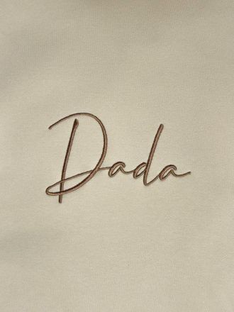 Dada Hoodie Oversized Fit mit Stickerei und Rei&szlig;verschlusstasche New Basic Classic Logo