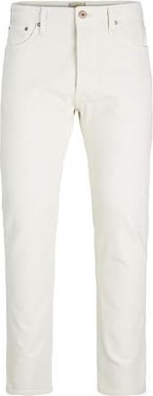 Jack & Jones Jjierik Jjcooper SBD 912 Jean, Ecru, 34W x 36L Homme