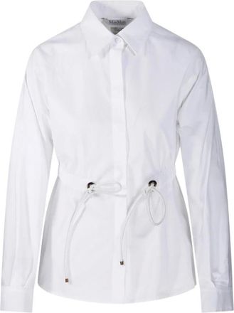 Max Mara Femme, Blouses et Chemises, Blanc, Taille: 36 FR Tazzina Shirt