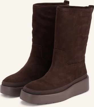 Calvin Klein Plateau-Boots braun