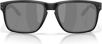 Oakley Oo9487 Holbrook Lunettes de soleil rectangulaires XXL, Noir mat/noir Prizm, 61 mm