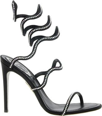 Rene Caovilla Onda Sandale - Femme - Chaussures - Noir - Taille: 37 1/2 EU